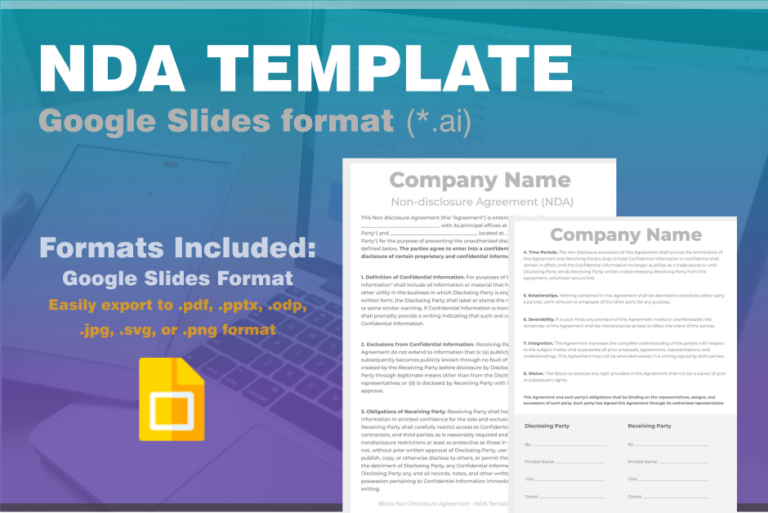 NDA Templates – PR Distribution Services